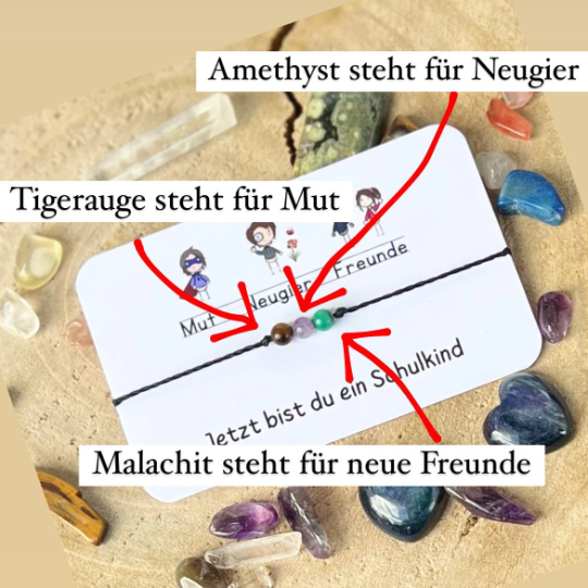 Schulkind Armband – Milu Arts and Macrame